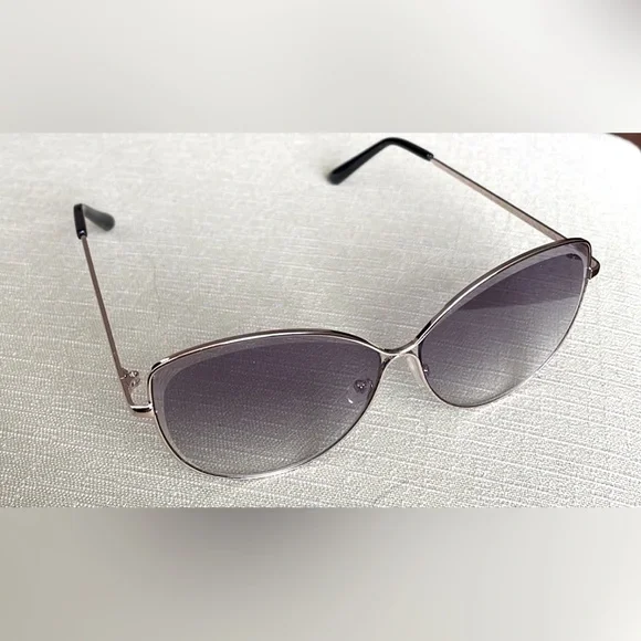 Accessories | Womens Edgecut Cat Eye Gold Medal Lilac Lenses Sunglasses ...